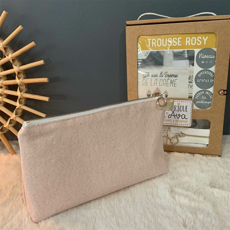 Kit couture trousse Rosy – La Fabrique d'Ava